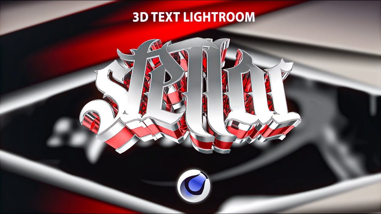 3D TEXT PRESET ( C4D ) - YouTube