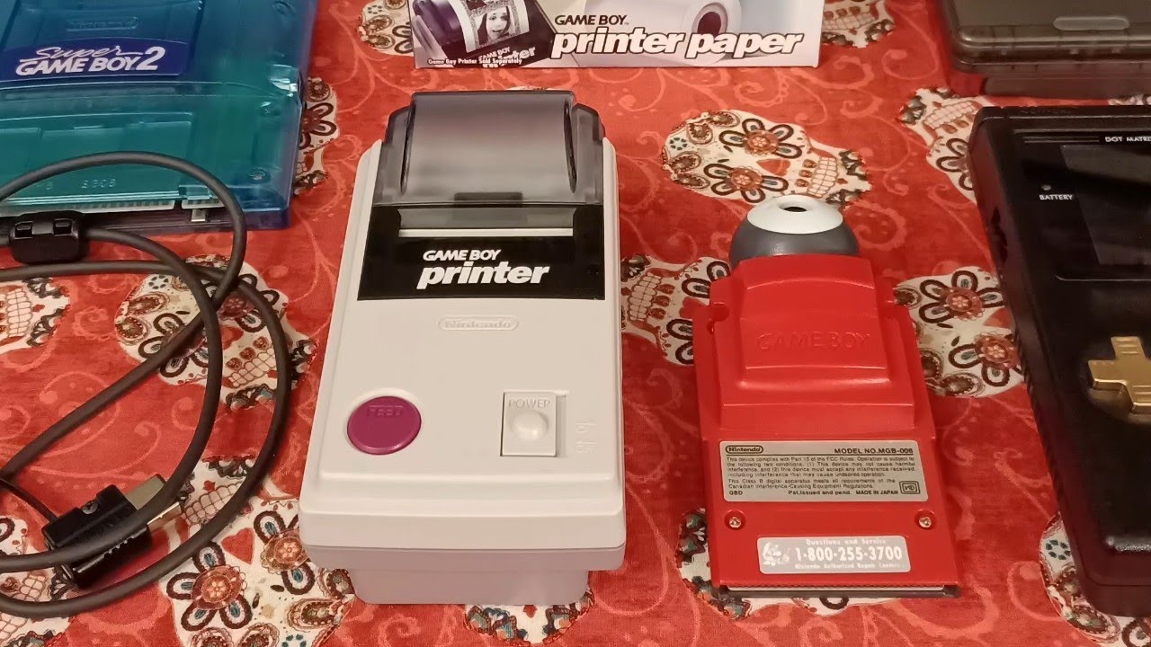 The Original Gameboy Printer and Camera Review | Joe's Retro World 2023 ...