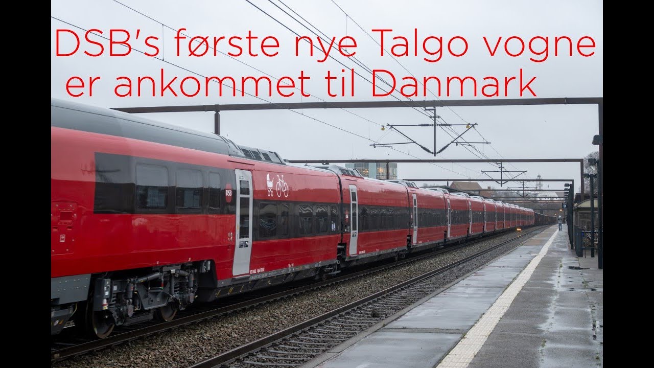 DSB's første nye Talgo vogne er ankommet til Danmark - 21-12-2023 - YouTube