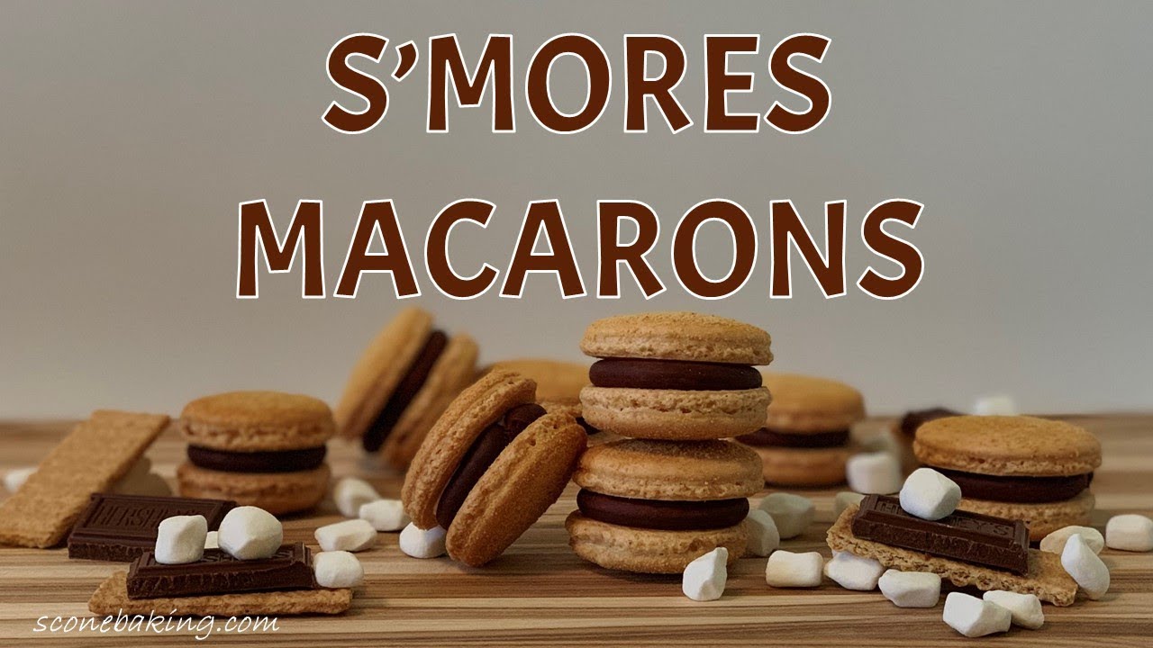 S'Mores Macarons video demonstration - sconebaking.com - YouTube