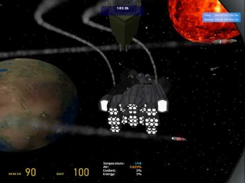 Spacebuild Battle #3, Carrier versus titan (Diaspora spacebuild server ...