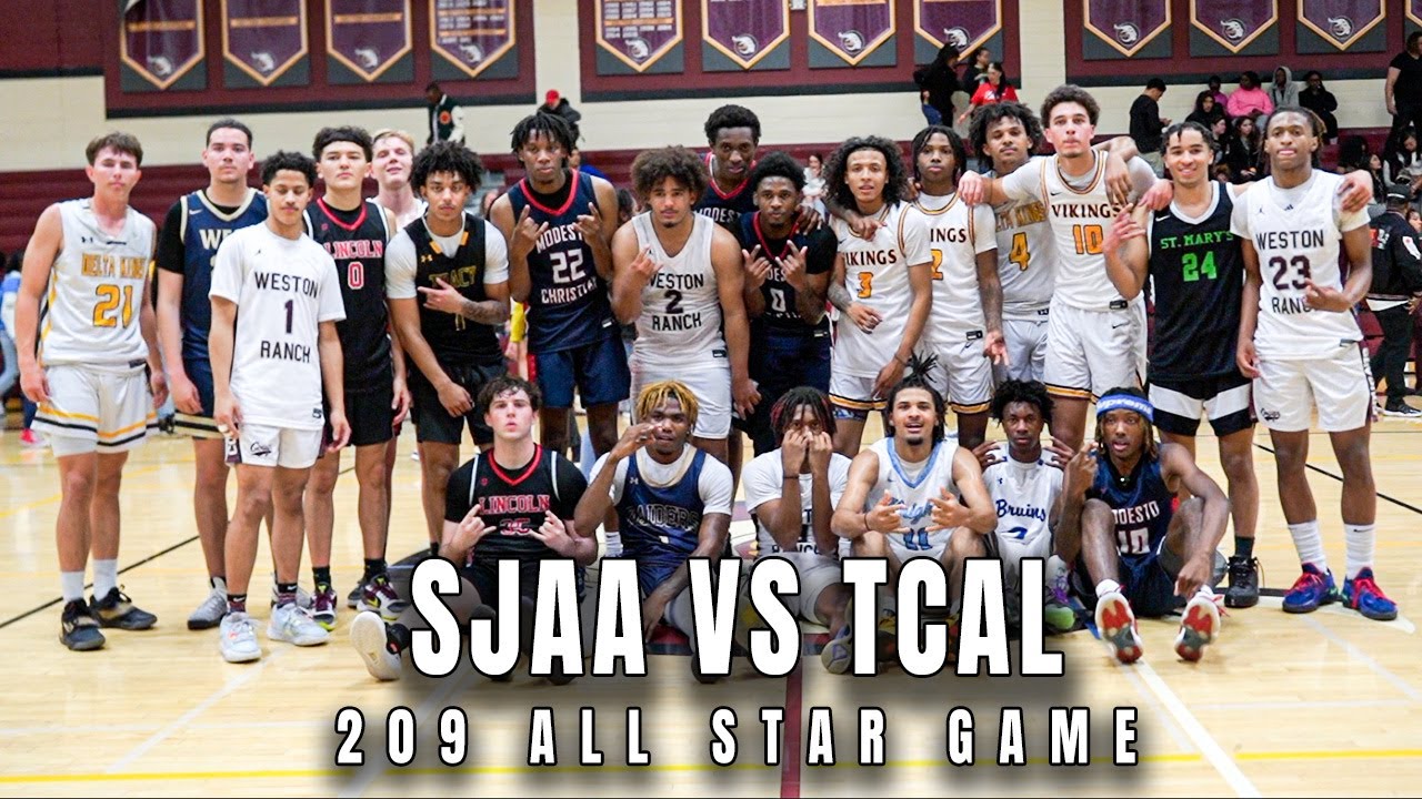 SJAA VS TCAL 209 ALL STAR GAME | BJ DAVIS & MALACHI MILLER PUT ON A ...