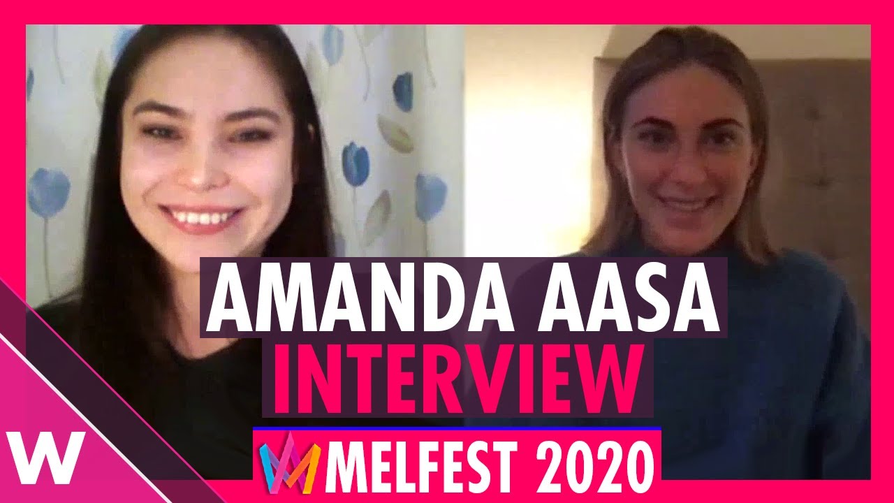 Amanda Aasa "Late" | Melodifestivalen 2020 SF3 (INTERVIEW) - YouTube