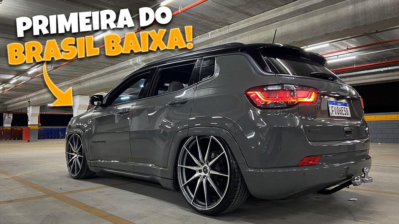 JEEP COMPASS SUSPENSÃO A AR RODAS ARO 22 CONFIRA - YouTube