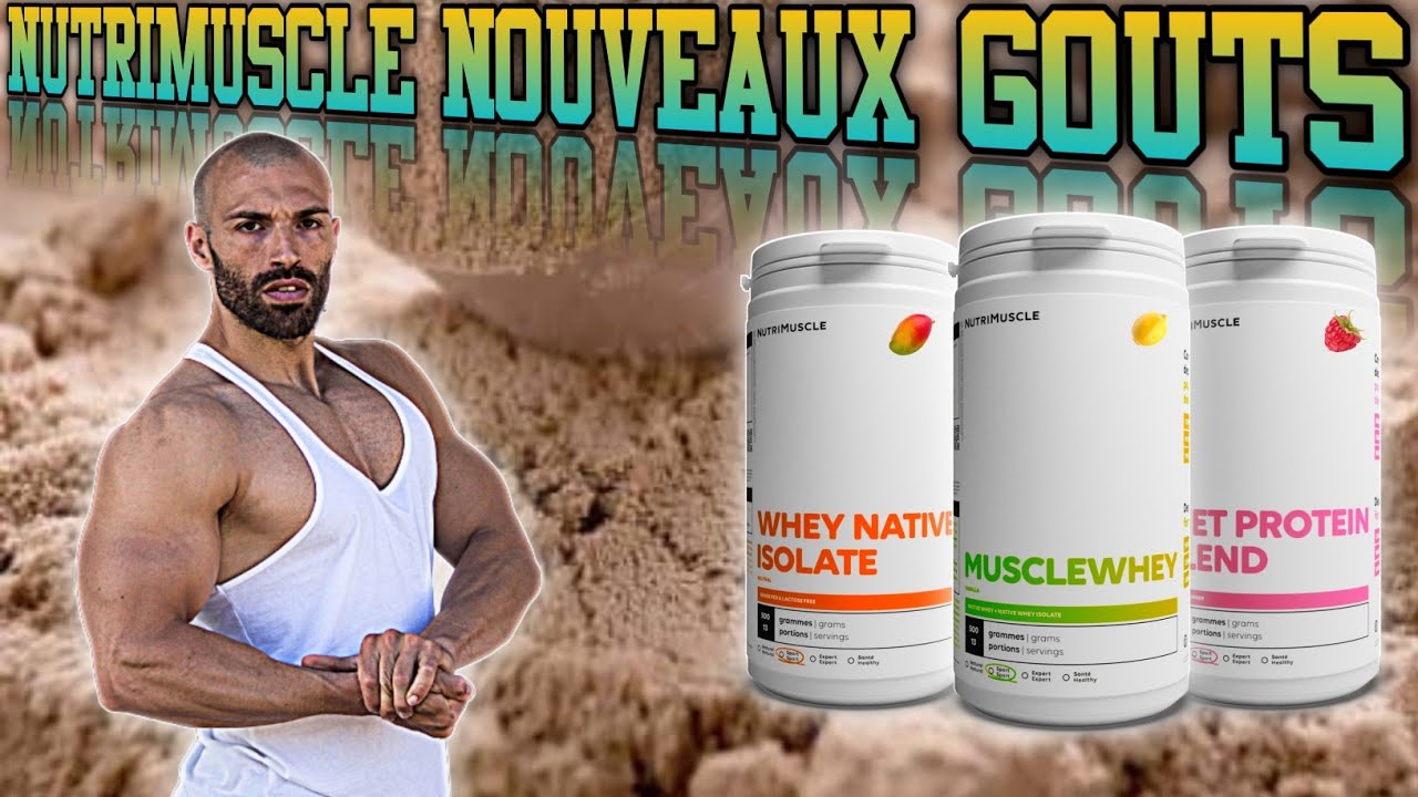 NOUVEAUX GOÛTS PROTÉINES NUTRIMUSCLE - CODE PROMO NMA_GREGORY - YouTube