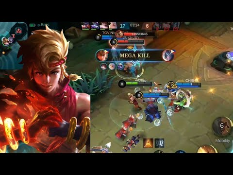 MLBB: Epic Yin Brawl Mode Gameplay - Martial Genius Skin & Mega Kill! - YouTube
