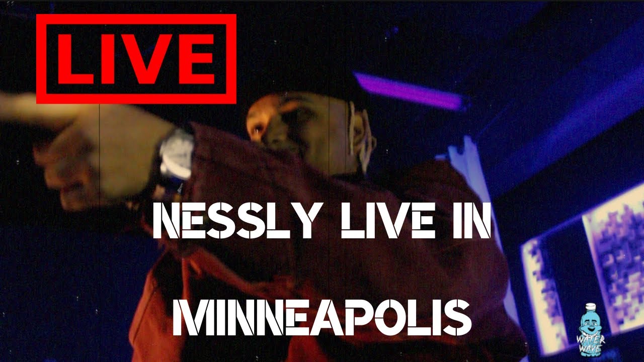 NESSLY PERFORMS LIVE IN MINNEAPOLIS - Water Wave TV. - YouTube