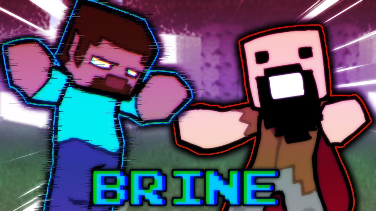 Brine FNF Sighting High Effort [VS Herobrine Mod] - YouTube