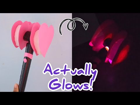 DIY Blackpink's Lightstick💗🖤 | Handmade Blink Hammer Bong | K-pop Craft ...