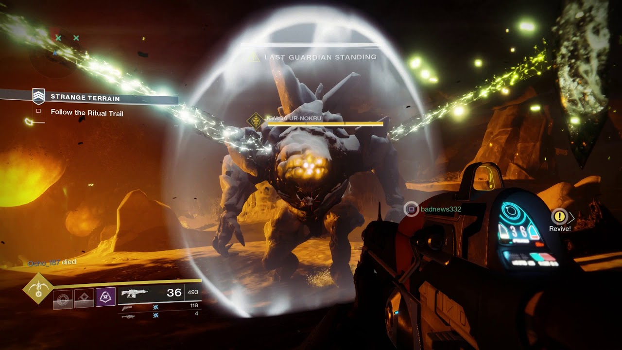 STRANGE TERRAIN (HEROIC STRIKE) - DESTINY 2 GAMEPLAY (PS4) - YouTube