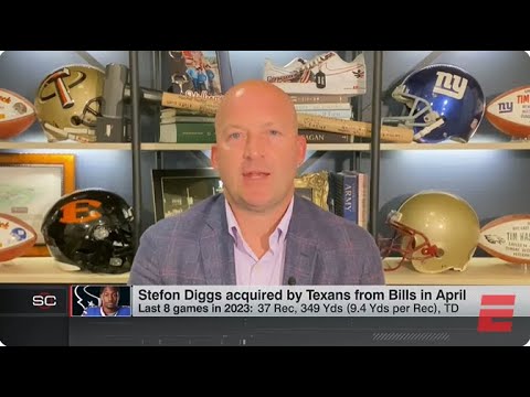 ESPN NFL LIVE | Diggs Will BE Number 1 Receiver For Houston Texans, but ...