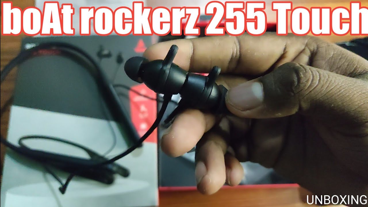 BoAt Rockerz 255 Budget Neckband | Touch Controls | Spatial Audio - YouTube
