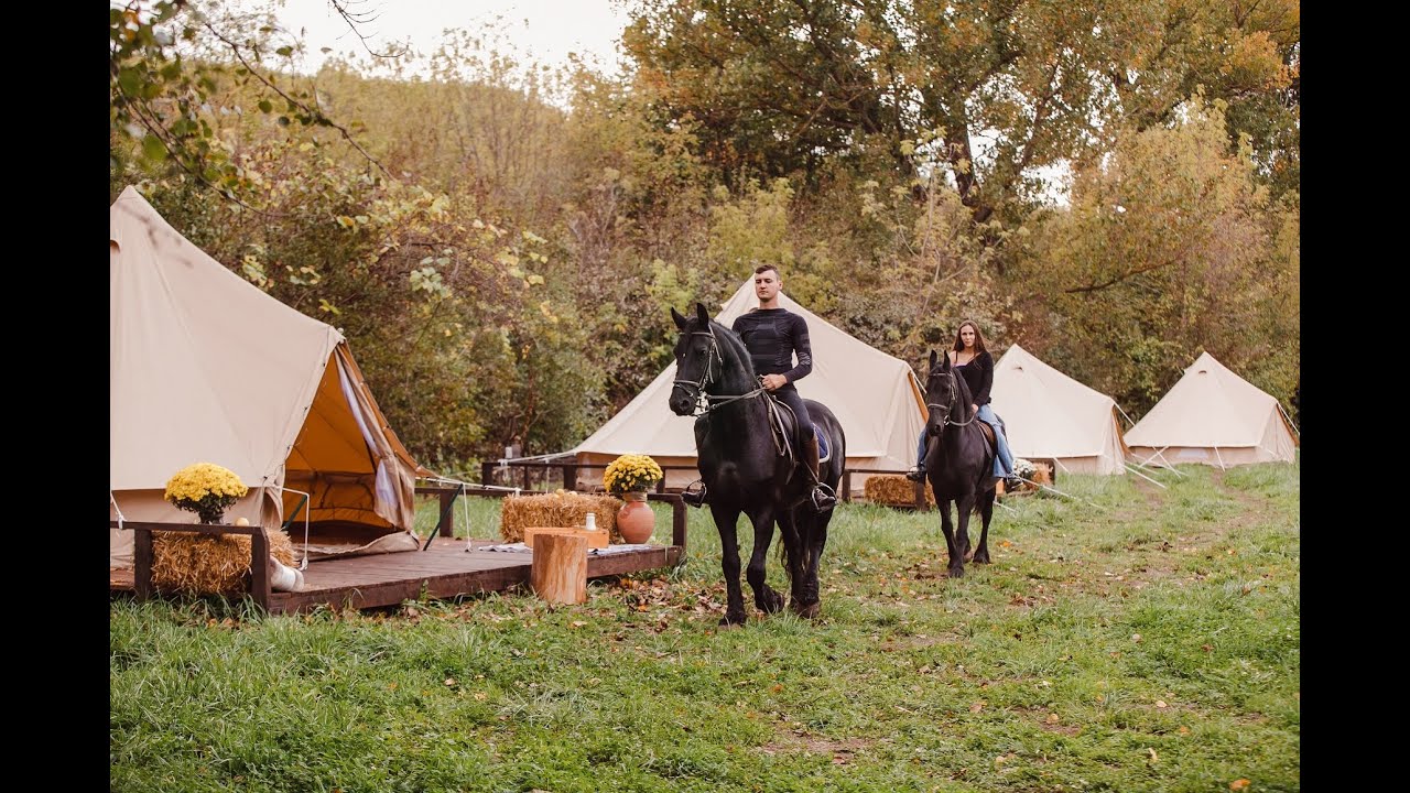 Glamping in Moldova "Equestrian Glamping"///Глэмпинг в Молдове - YouTube