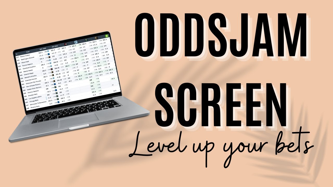 How To Use The OddsJam Screen - YouTube