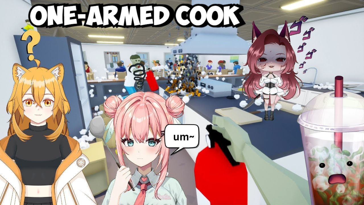 [Collab] THIS MEAT IS RAW!!! One Armed Kitchen Team Is Here!!! [One ...