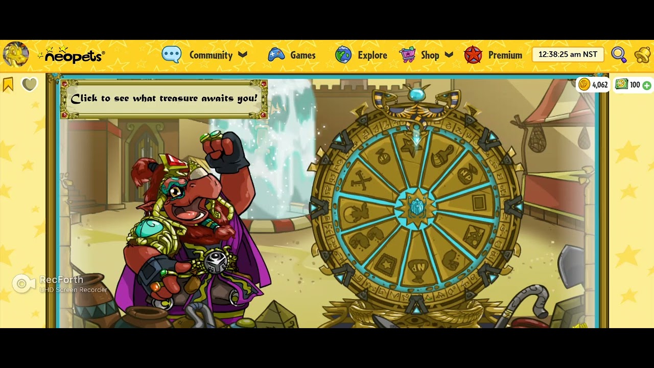 Neopets - The Wheel of Extravagance - Magical Golden Nerkmid - 11 ...