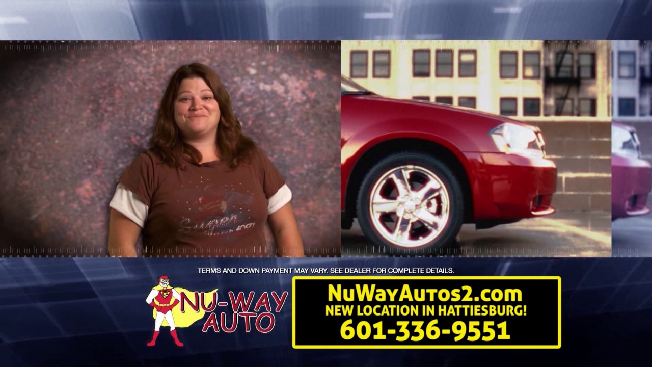 WDAM Commercial - Nu-WAY Auto - PR Male/Female Hattiesburg - YouTube