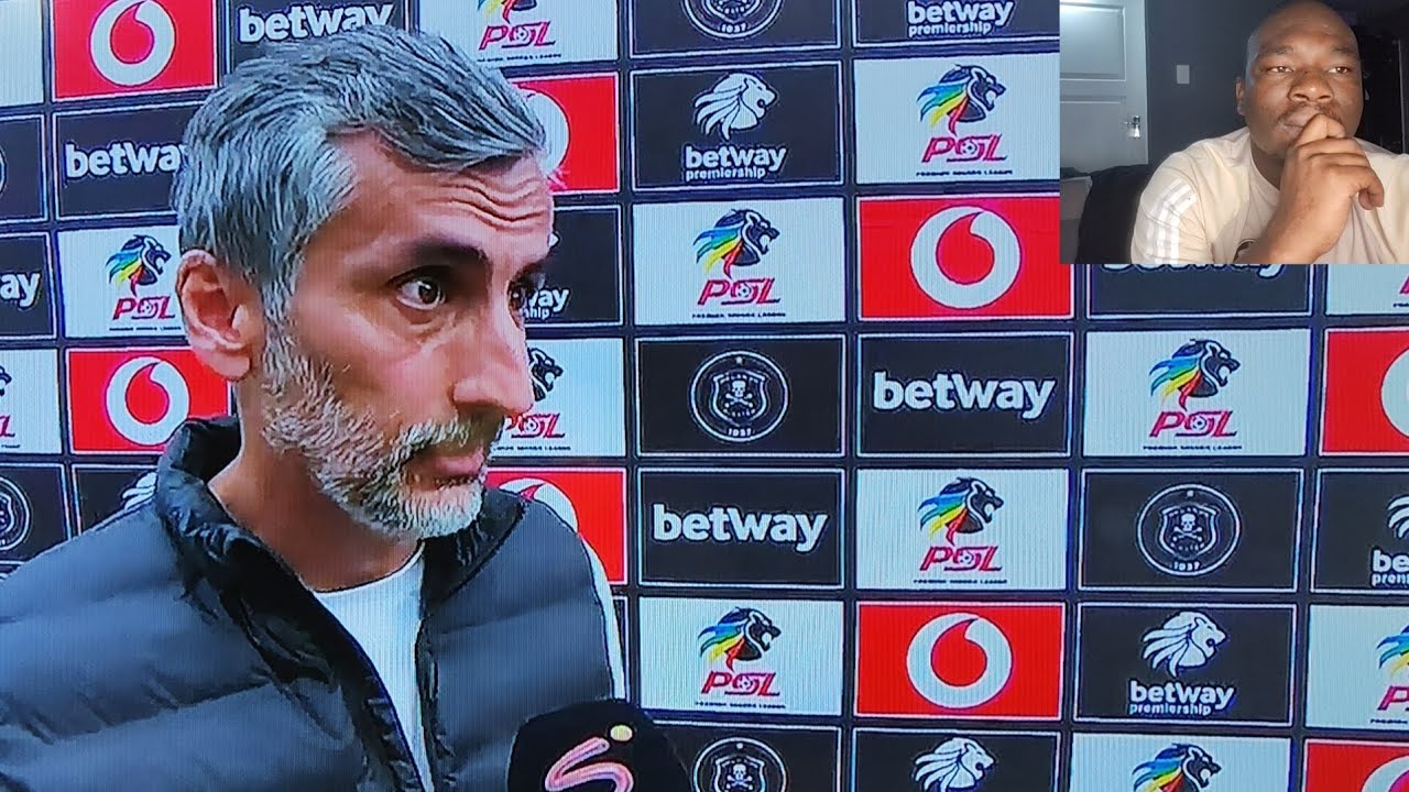 Orlando Pirates 0 - 1 Stellenbosch Post Match Interview(Reaction video ...