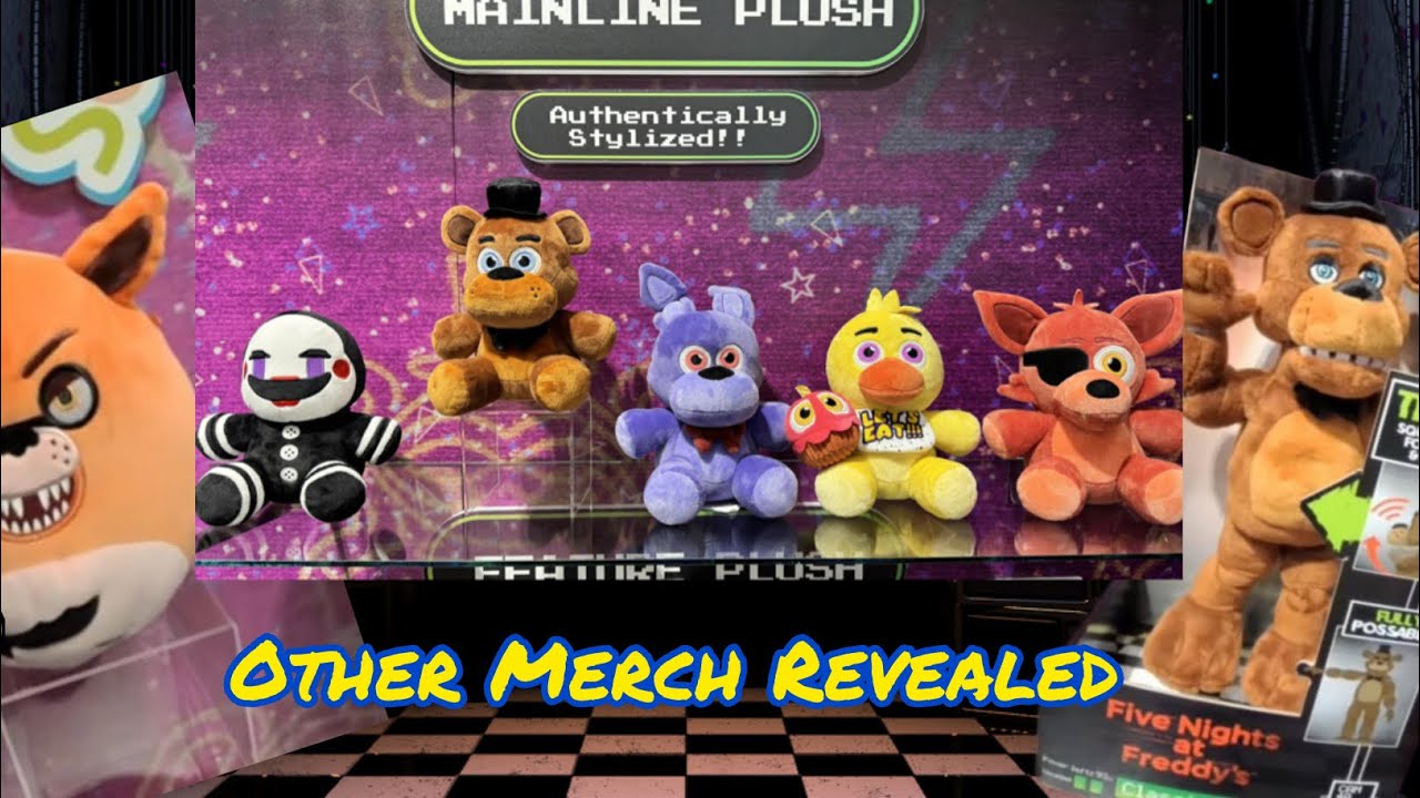 FNAF Jazwares Plushies (NYC TOY FAIR 2025) showcase - YouTube