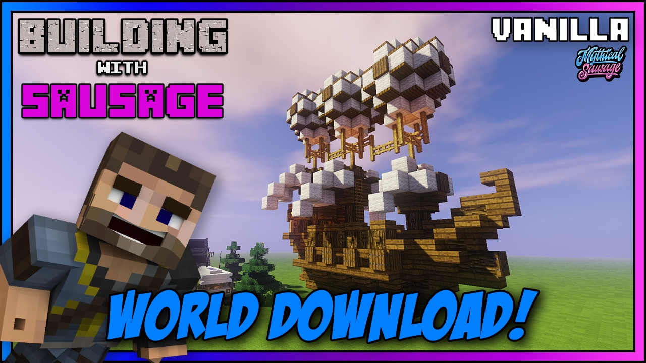 Minecraft - Building with Sausage - Starter World Download!!![Vanilla ...