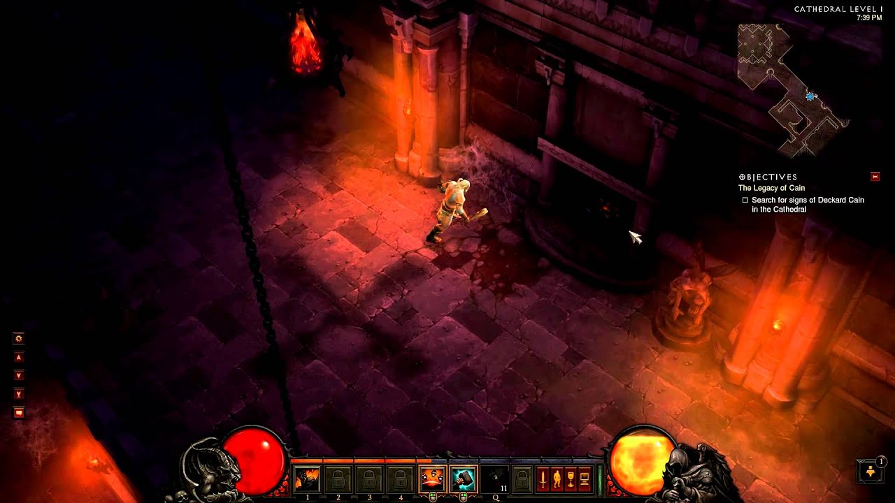 Diablo 3 Walkthrough Part 2: The old Cathedral and the Fat Zombie's ...