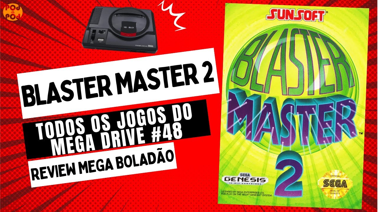 É OBRIGATÓRIO JOGAR esse GAME: BLASTER MASTER 2 - PARA MEGA DRIVE ...