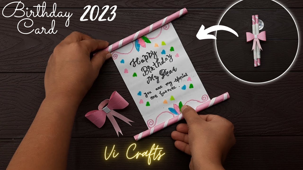 Easy Birthday Card (2023) 🎂🥰 for Loved ones / Birthday Gift ideas ...
