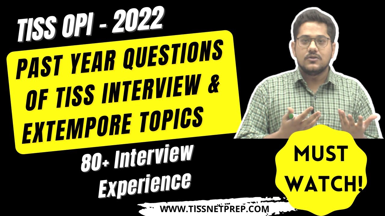 TISS Interview Questions(OPI) & Extempore Topics by TISSNETPrep.com ...