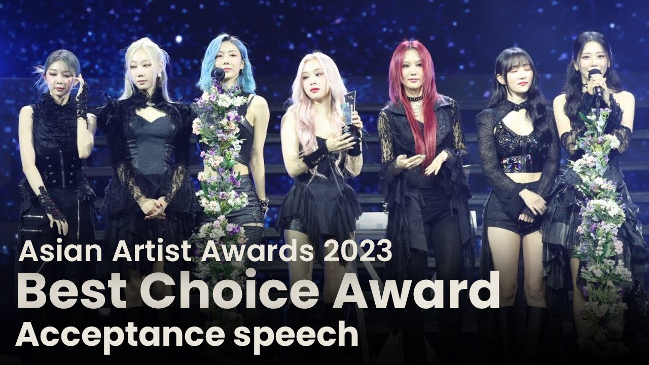 🏆 Dreamcatcher wins BEST CHOICE AWARD🏆 at AAA 2023 (Acceptance Speech ...