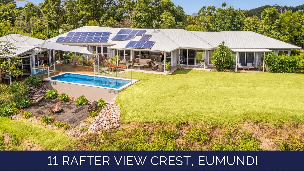 11 Rafter View Crest, Eumundi - One of the hinterland's finest - YouTube
