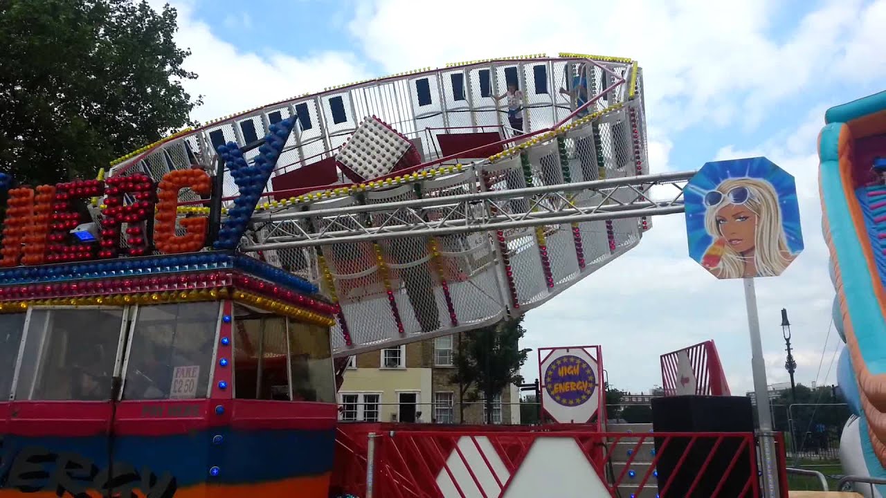 funfair show time London - YouTube