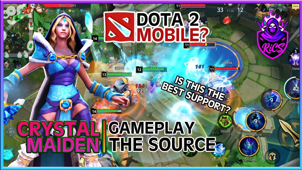DOTA 2 MOBILE - CRYSTAL MAIDEN , AUTO CHESS MOBA GAMEPLAY - THE SOURCE ...