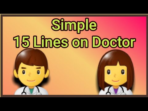 15 Lines on Doctor in English | Few Lines on Doctor |English Essay on ...