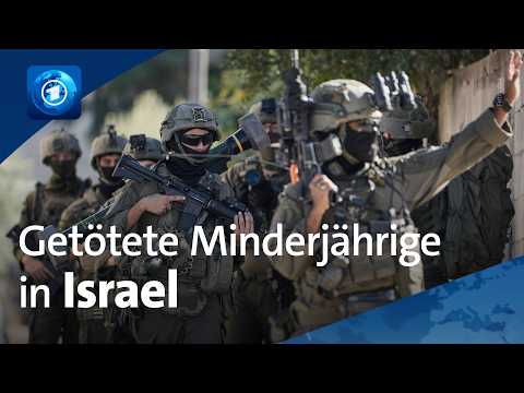 Westjordanland: Israels Armee tötete auch Minderjährige