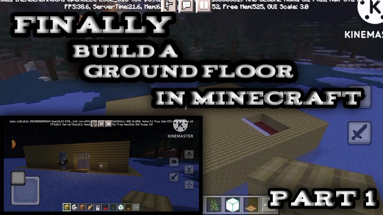 Finally Build A Ground Floor in Minecraft || Part.1|| Minecraft Game ...