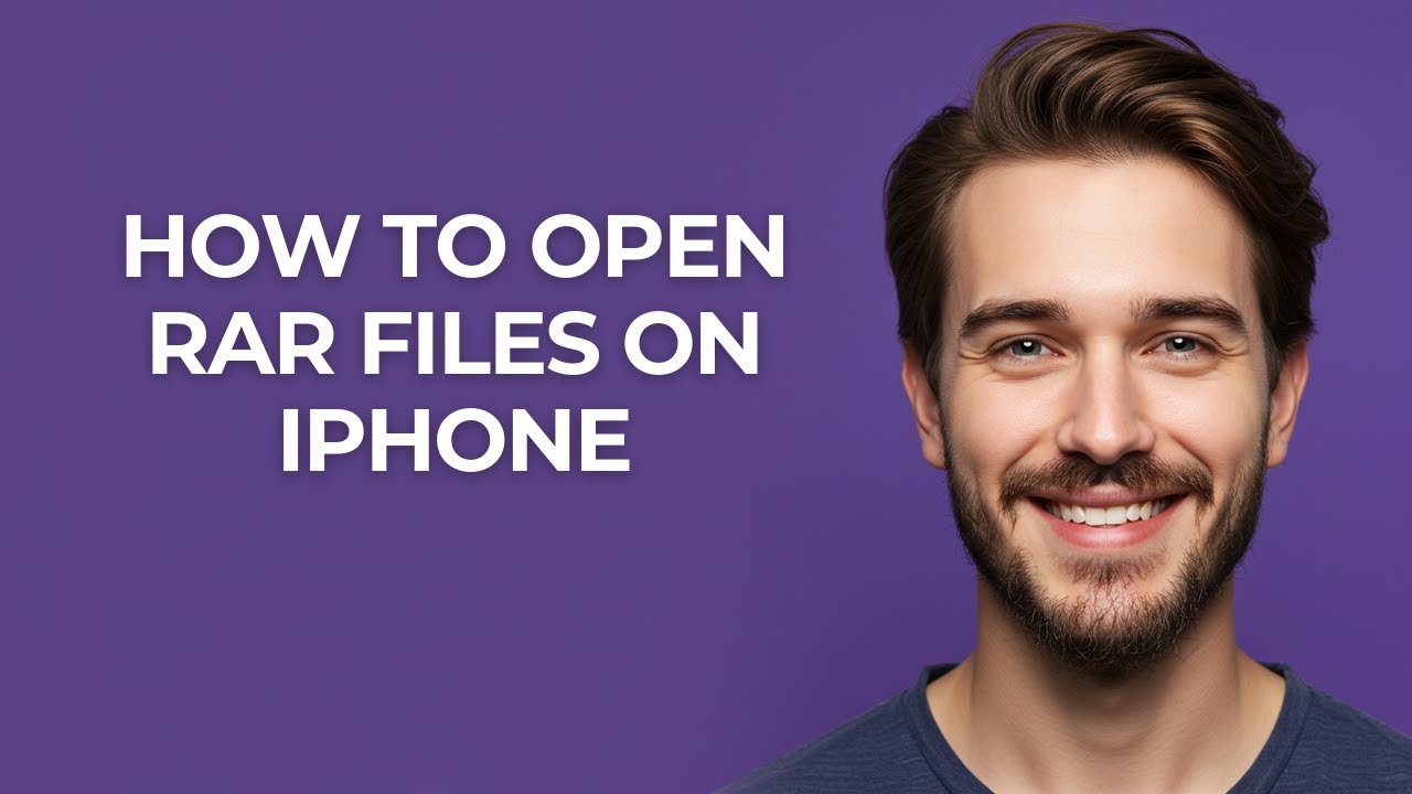 How To Open Rar Files On Iphone - UPDATED! - YouTube