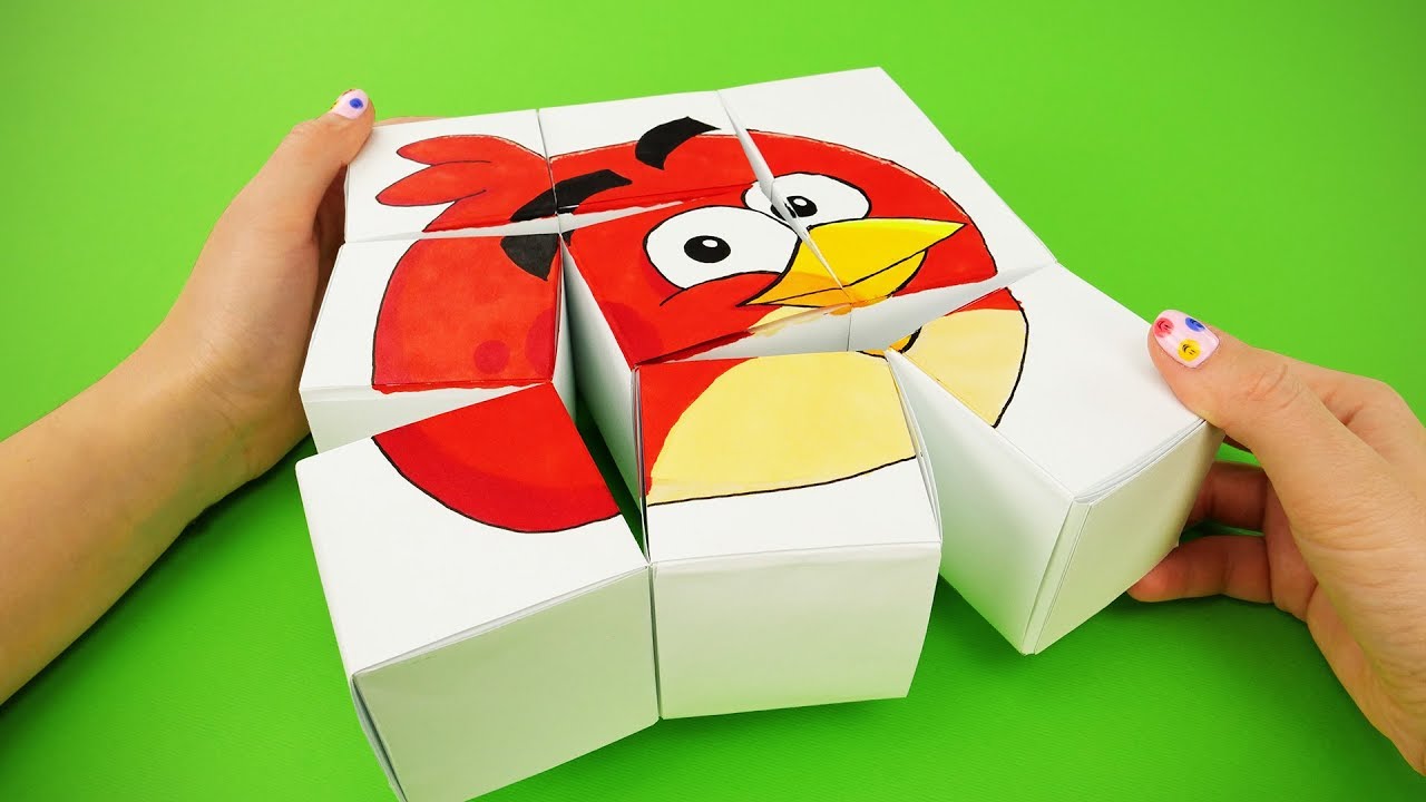 ANGRY BIRDS 2 HUGE PAPER PUZZLE and 9 SIMPLE DIY YOU CAN MAKE FOR FUN ...