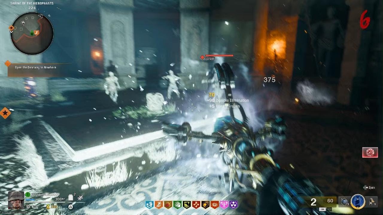 BO6 THE TOMB EASTER EGG STAFF OF ICE FULL GAMEPLAY WONDER WEAPON # ...