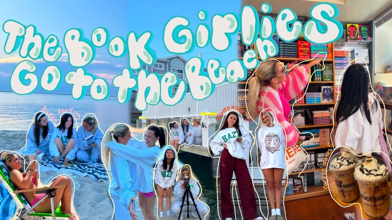 The Book Girlies Take A Beach Trip (a vlog) - YouTube
