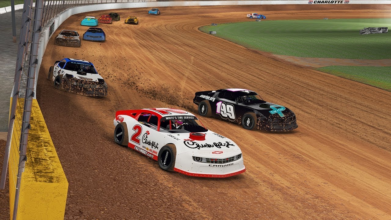 iRacing-Street Stock @ The Dirt Track @ Charlotte - YouTube