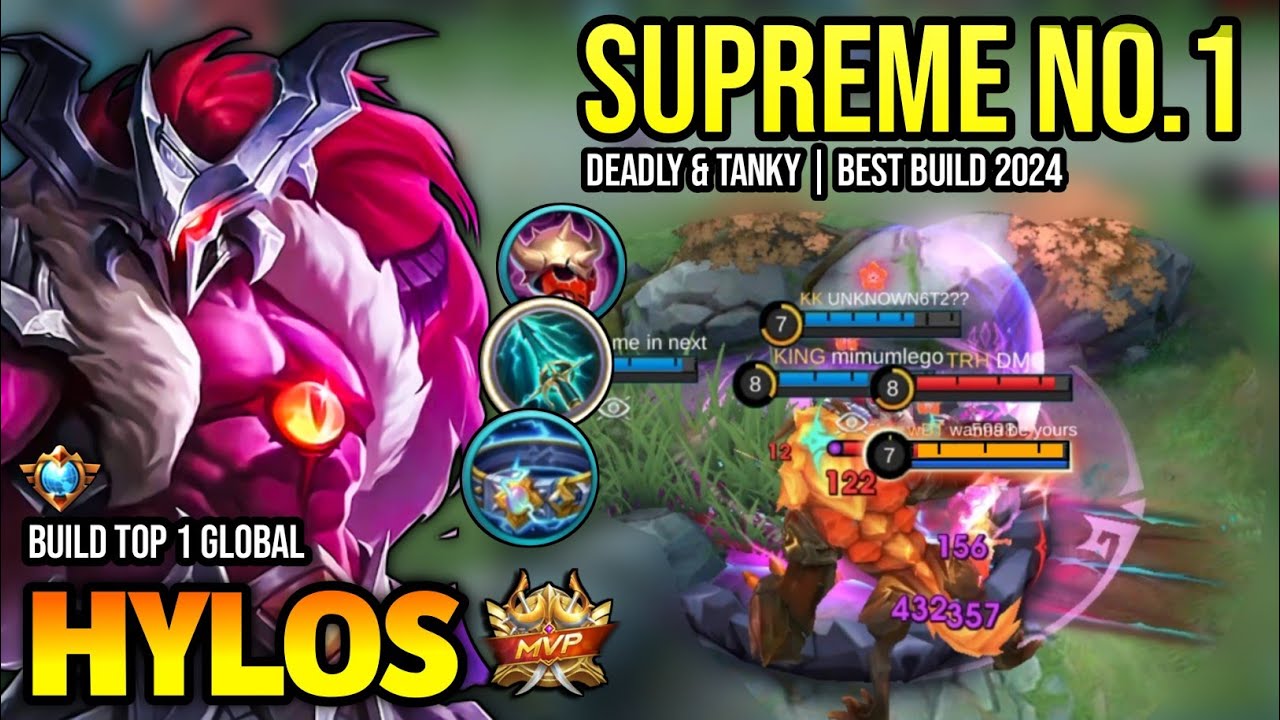 HYLOS BEST BUILD 2025 | BUILD TOP 1 GLOBAL HYLOS GAMEPLAY | MOBILE ...