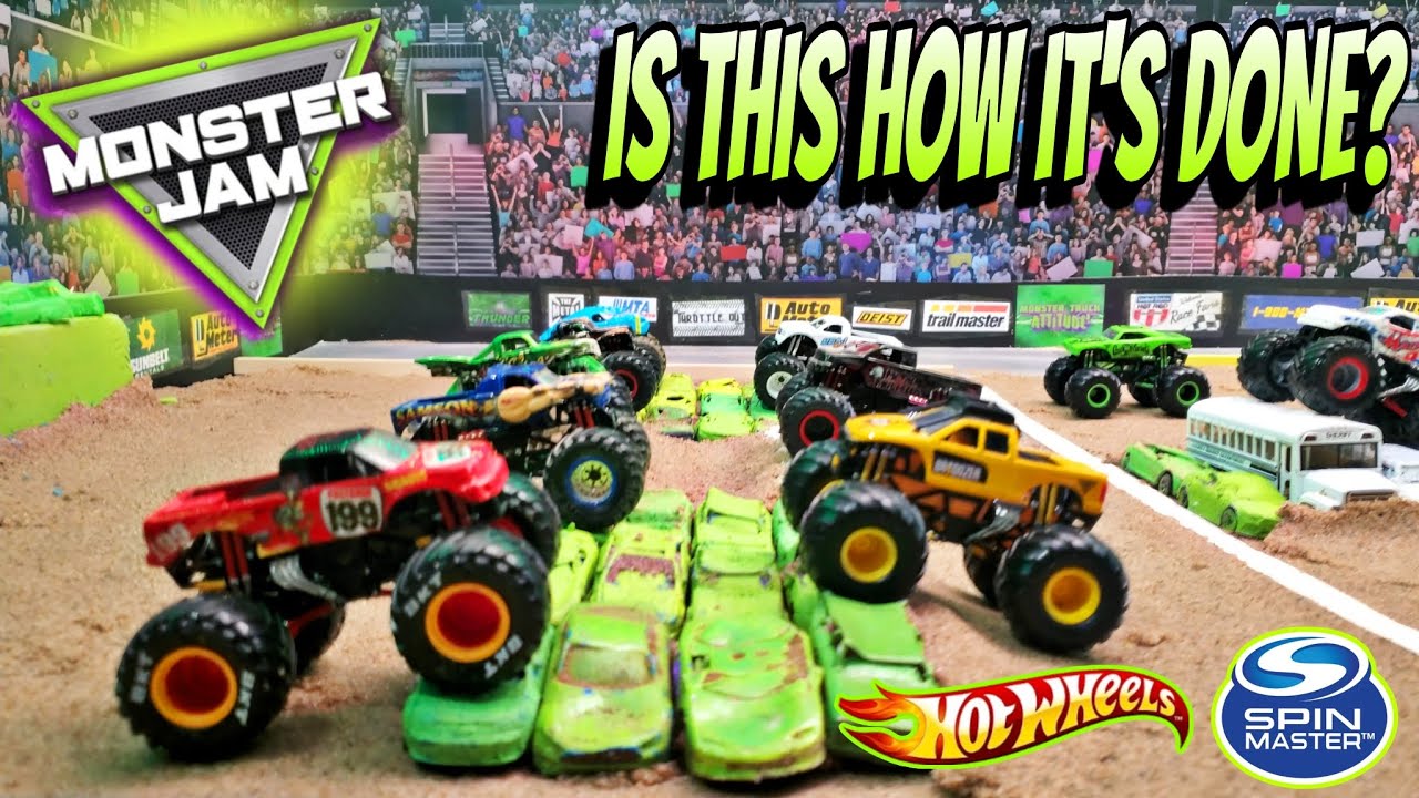 Monster Jam Diecast Toy Monster Truck Tournament Bracket Racing ...