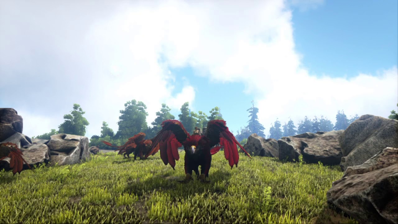 ARK: Survival Evolved how to color griffins - YouTube