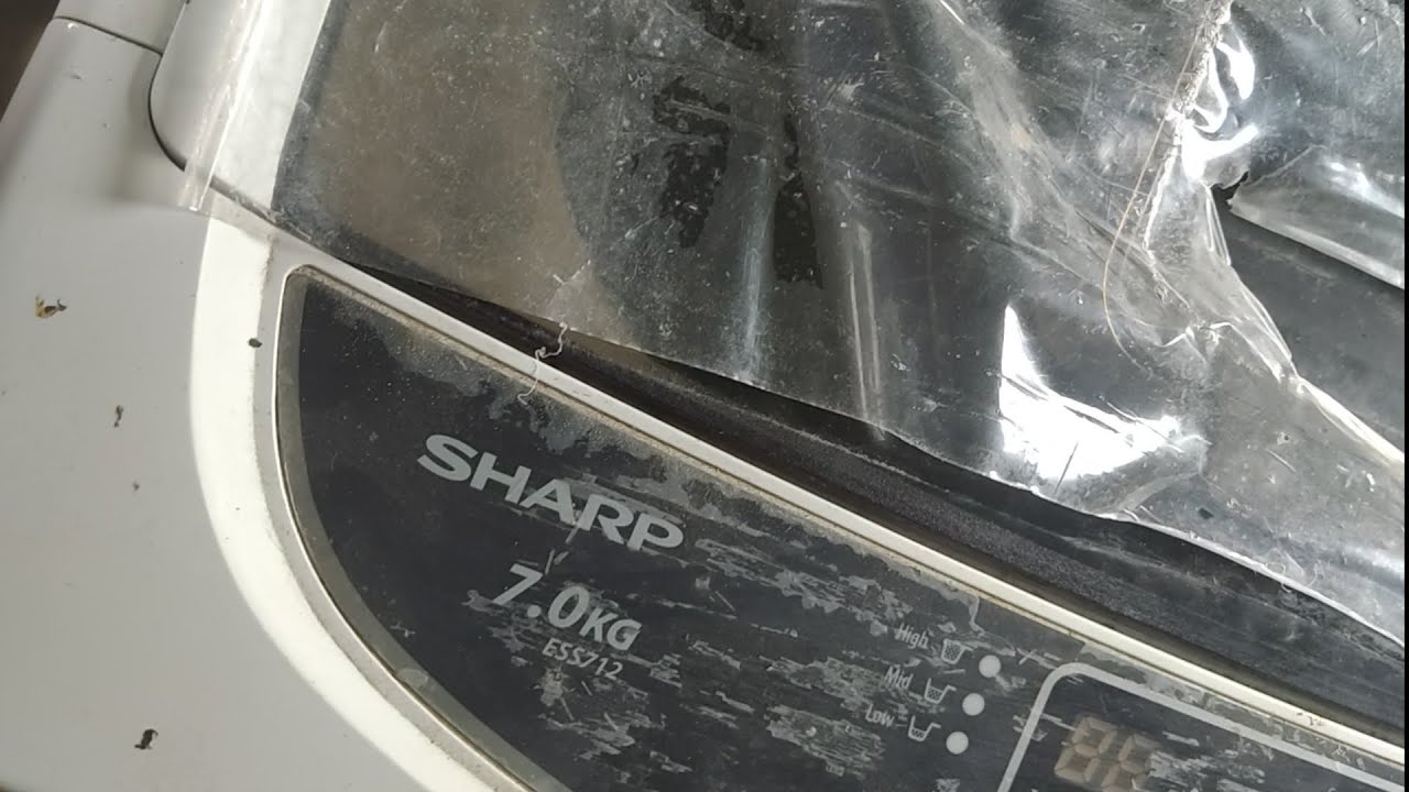 Cara Servis Mesin Basuh Model Sharp ESS712 - YouTube