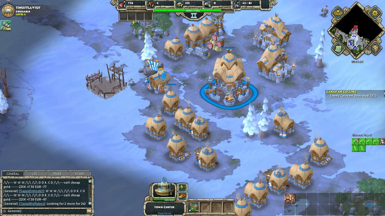 Age of Empires Online gameplay: Celts - Caravan Culling - YouTube