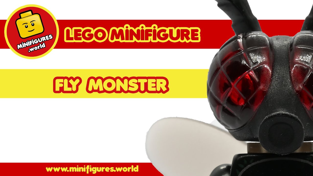 🐜 LEGO minifigure: Fly Monster (col216) 🐜 [SERIES 14 - ANIMAL / FLY ...