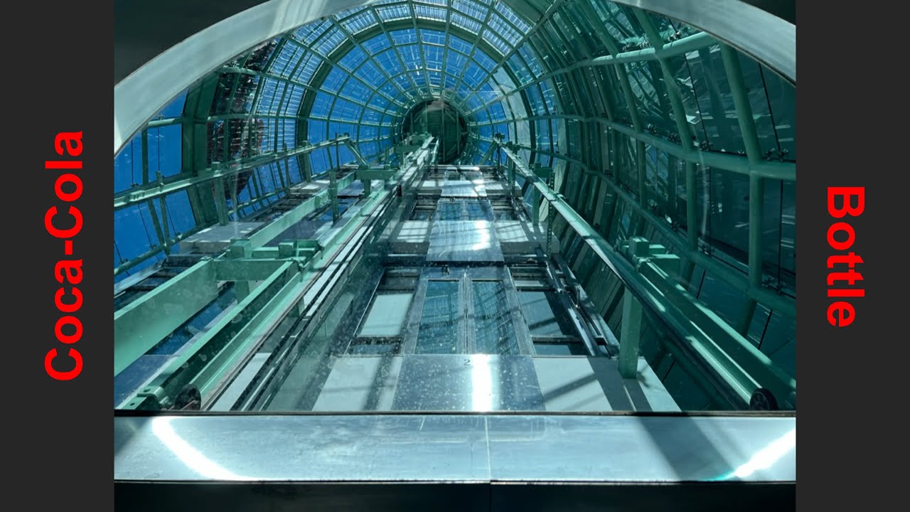 Famous Schindler Elevators in the Coca-Cola Bottle at The Showcase Mall ...