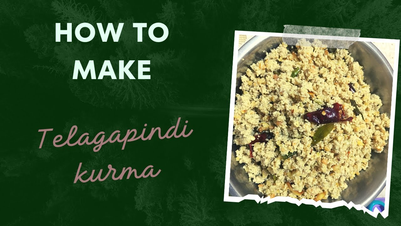 Telagapindi kurma, raw sesame seeds flour fry#healthy foods#vegetarian ...