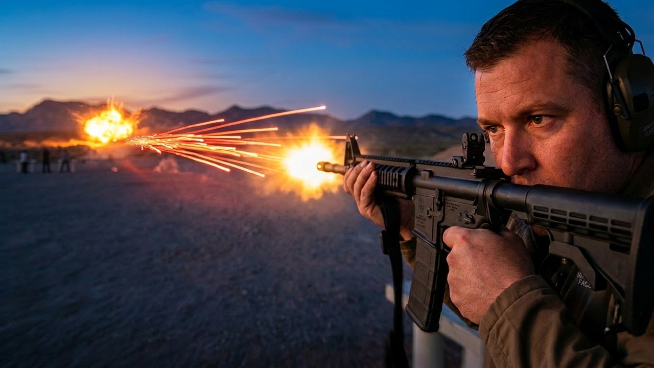 Igniting the Night: Shooting 5.56 Tracers Rapidly at an Unforgettable ...