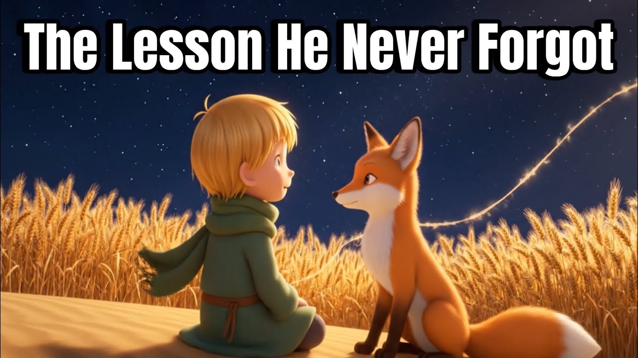 The Little Prince & The Fox – A Story You’ll Never Forget - YouTube